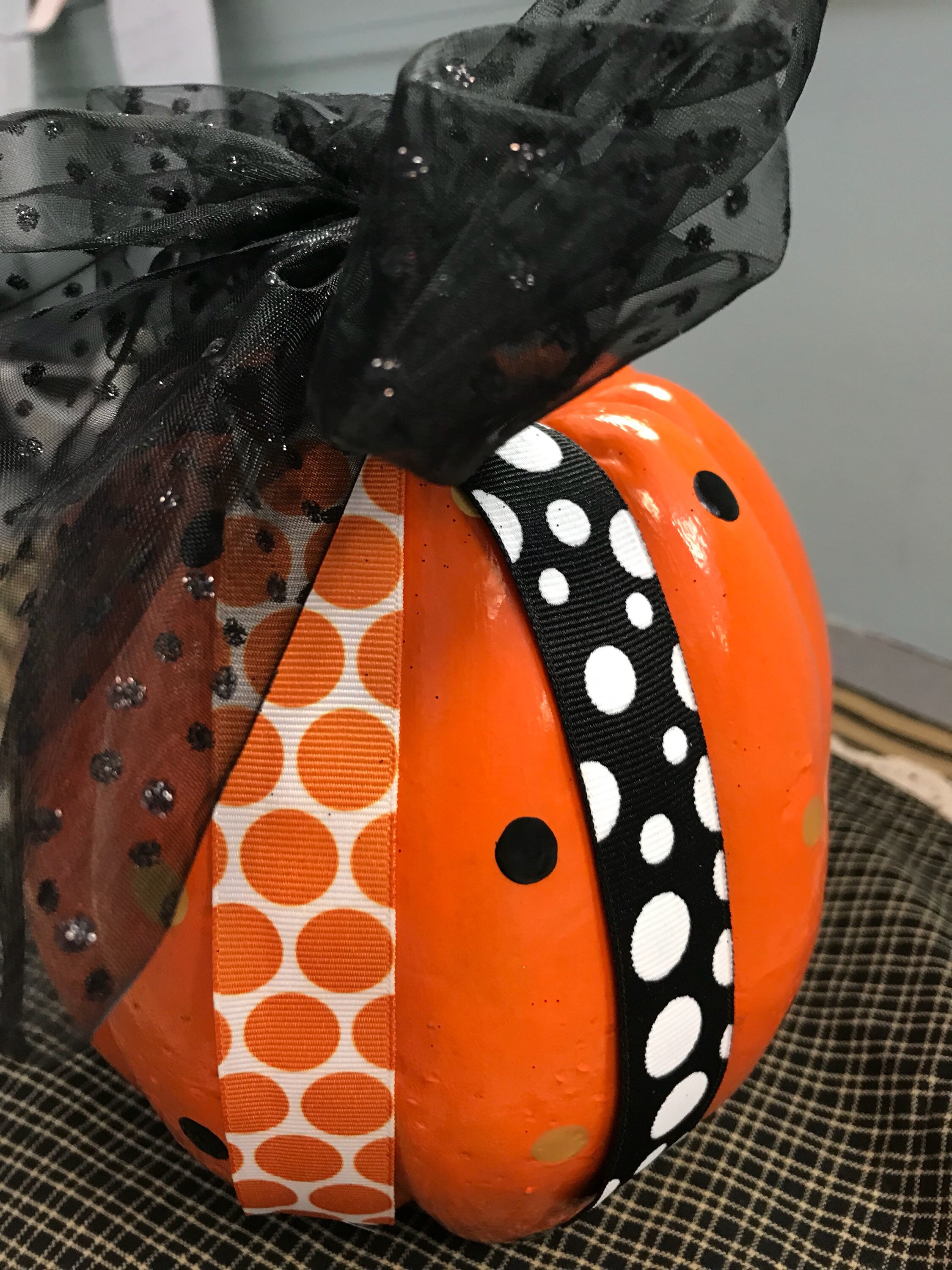 Hand Painted Forever Lasting Designer Pumpkin - Etsy