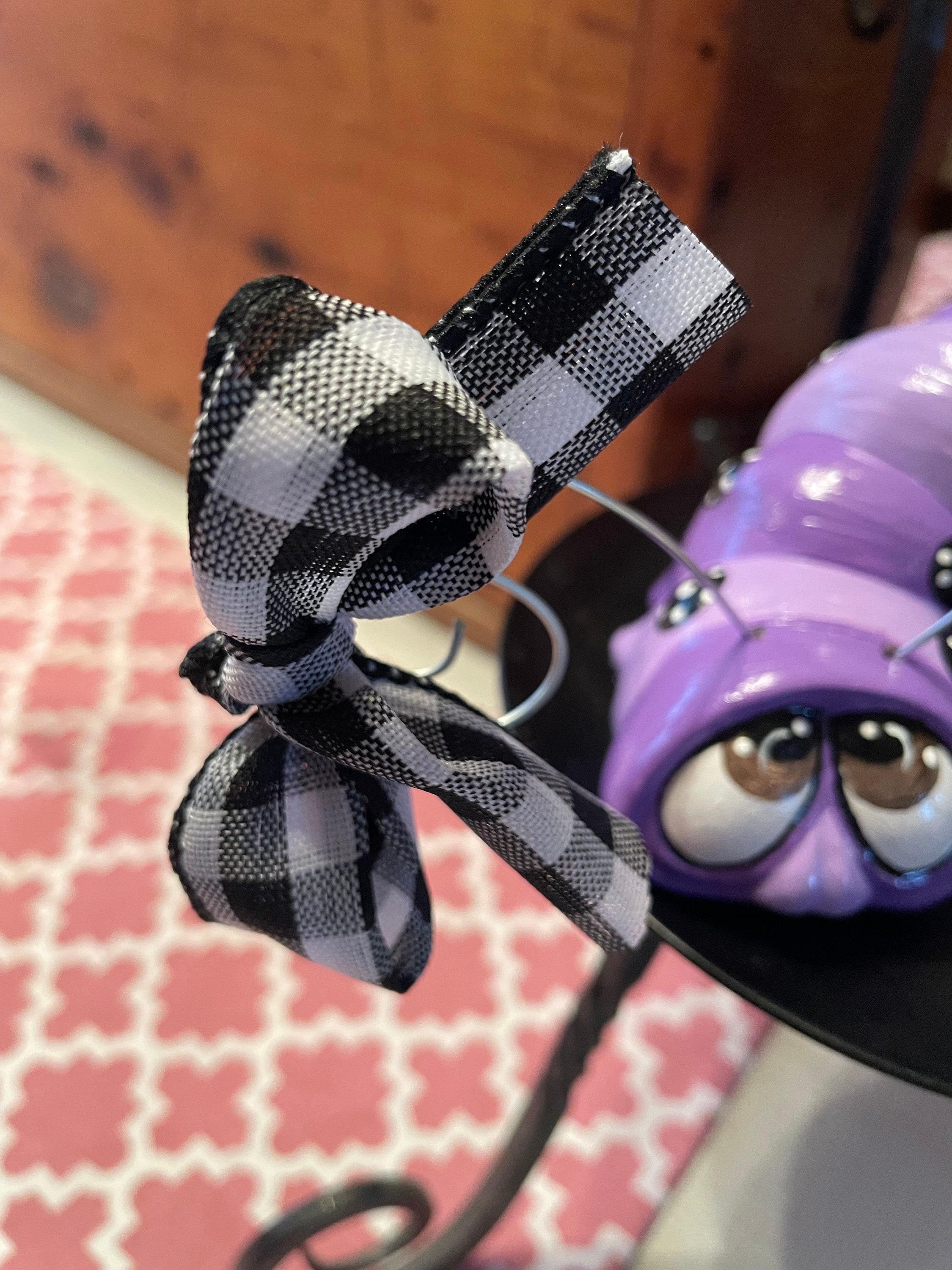 Purple Wormy Garden Art - Etsy