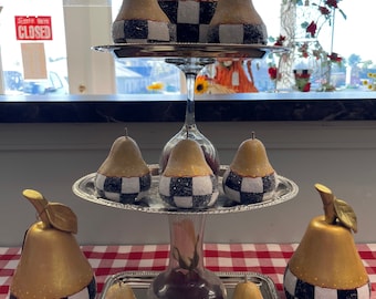 Paper Mache Pears | Etsy