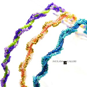 Beaded Spiral Rope Pattern Tutorial - Seawave - Etsy