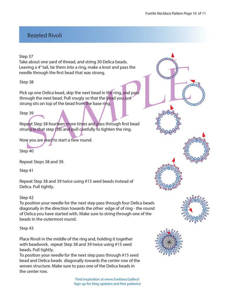 Beaded Pendant Pattern Tutorial Diamond Duo Mini Duo Two Hole Beads ...