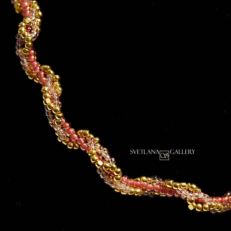 Beaded Spiral Rope Pattern Tutorial - Seawave - Etsy