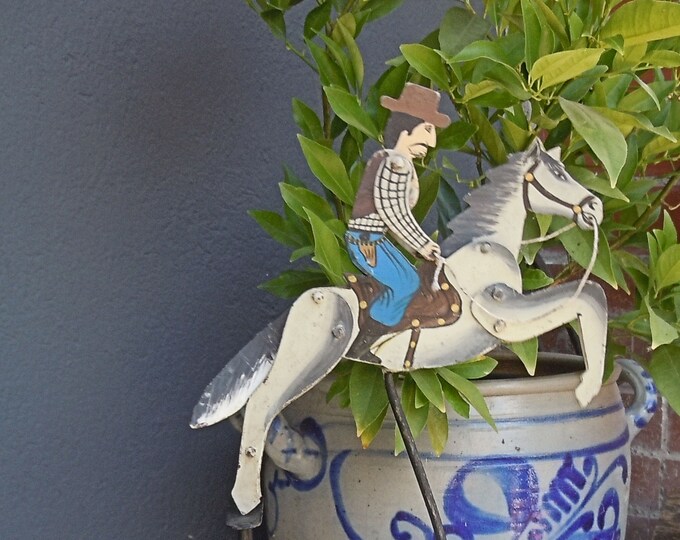 VINTAGE Balance Pendulum Figure Cowboy With Horse - Etsy