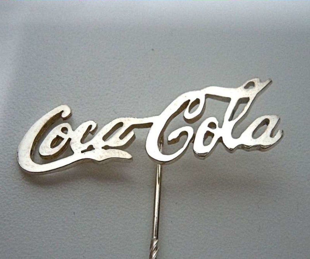 Large 925 Sterling Silver Coca Cola Lapel Pin employee/jubilee Rarity ...