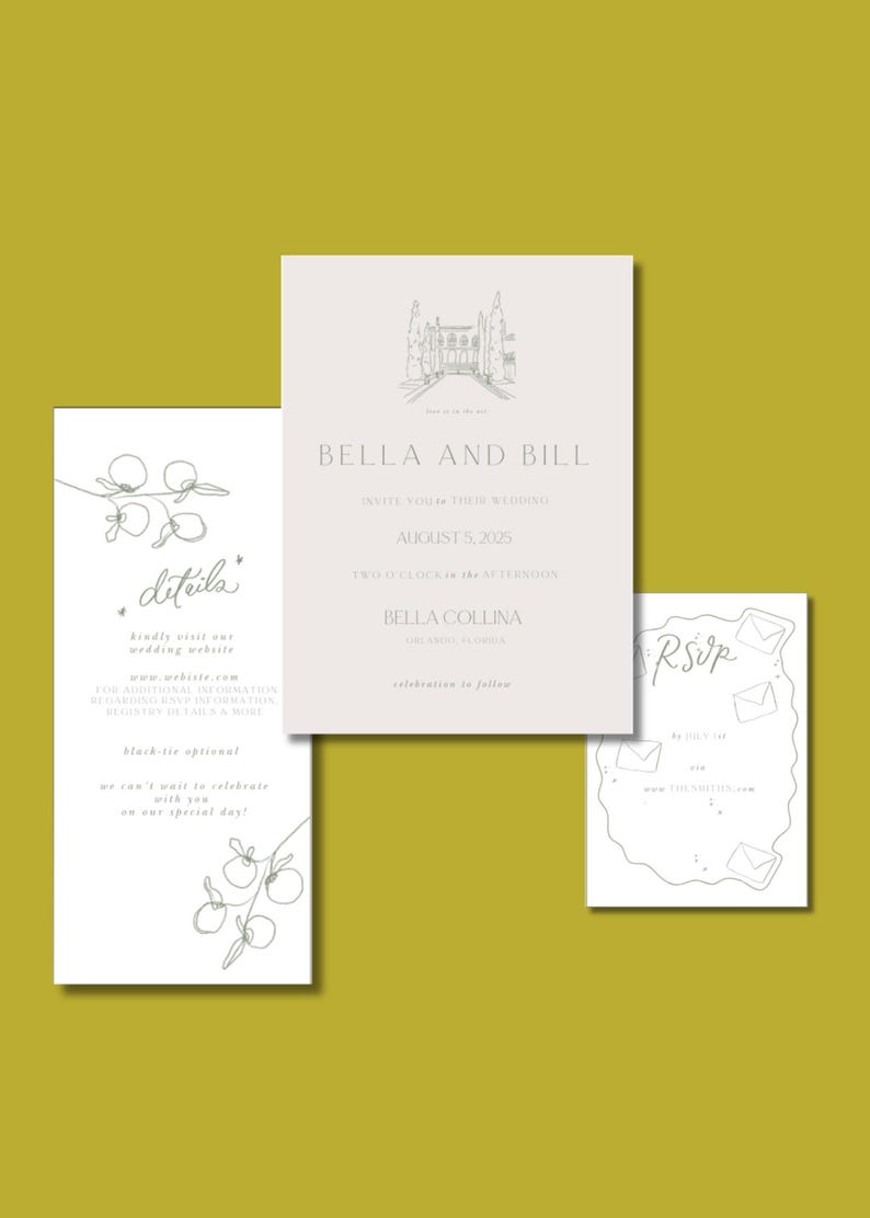 Hand-drawn Digital Party Invitation Template | Tomato Illustration ...
