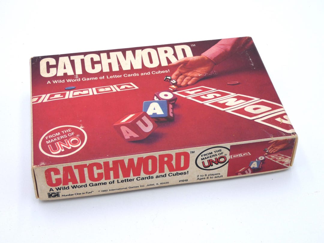 1982 Catchword- A Wild Word Spelling Game in Original Box- From the ...