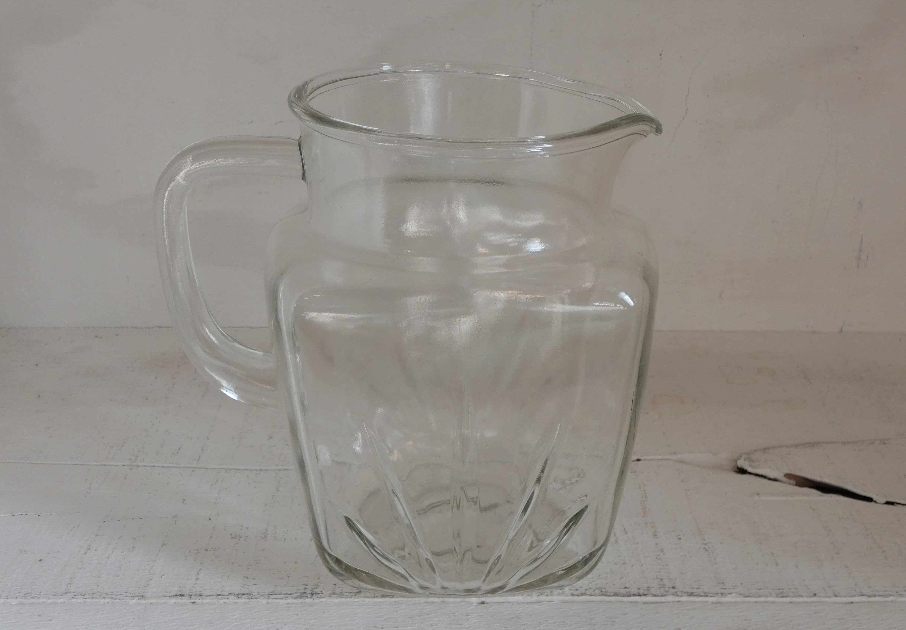 Vintage Federal Glass Pitcher Star Clear Pattern | Etsy