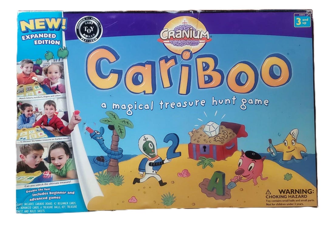 Cranium CARIBOO- A Magical Treasure Hunt Game- Complete Game in ...