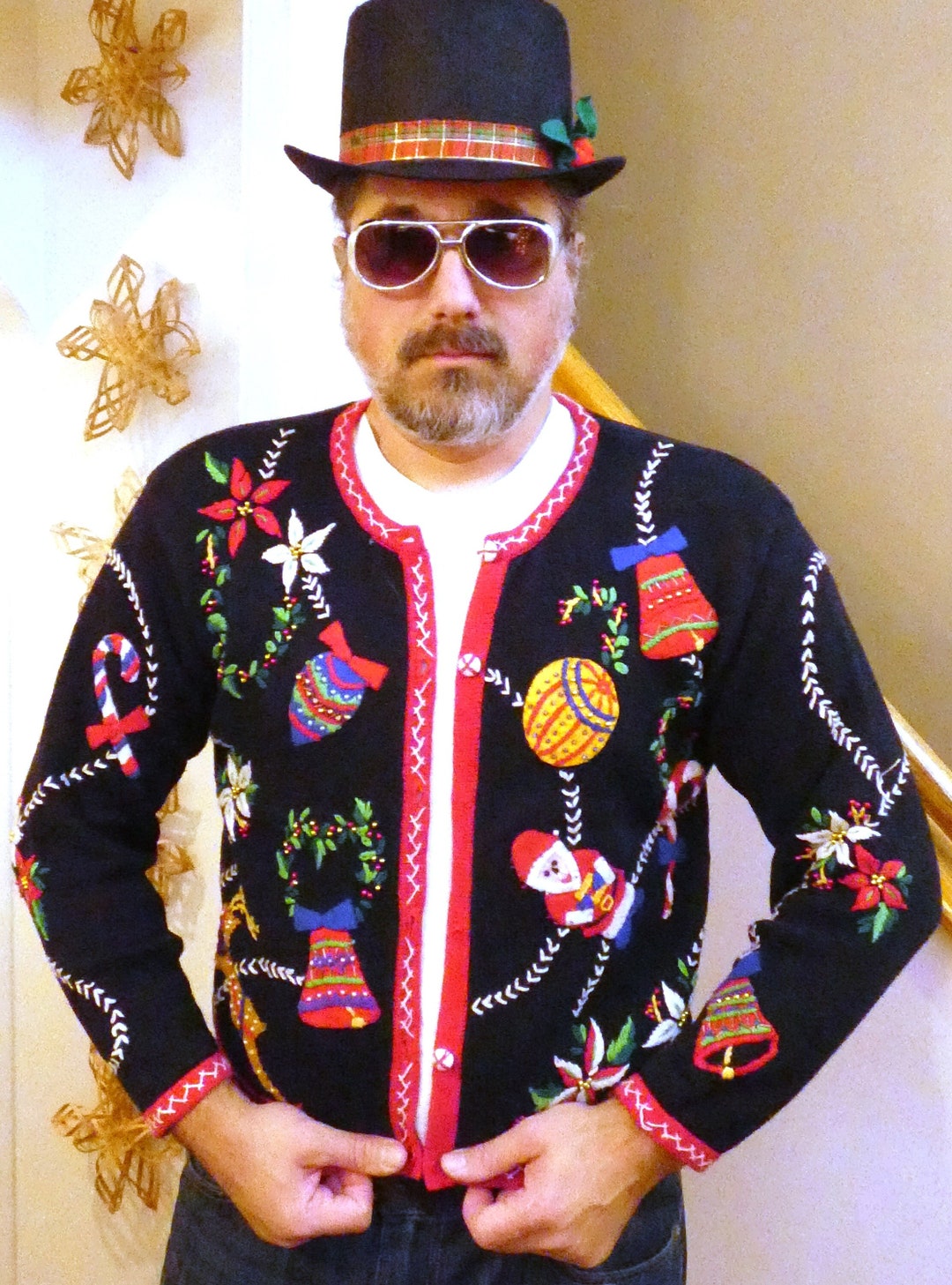 Vintage Ugly Christmas Holiday Sweater - Etsy