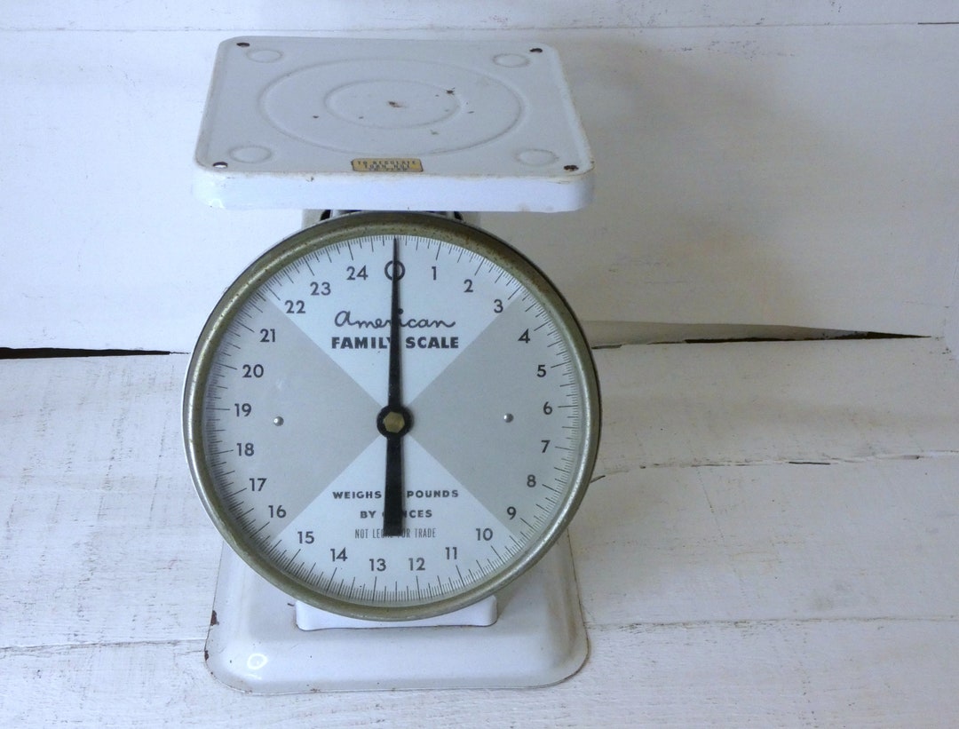 Vintage American Family Scale- Kitchen Scale- Food Portion Scale - Etsy