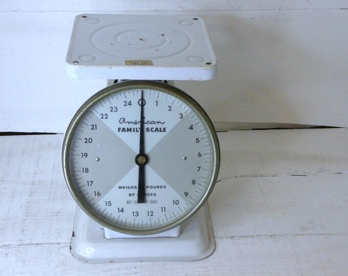 Vintage American Family Scale- Kitchen Scale- Food Portion Scale - Etsy