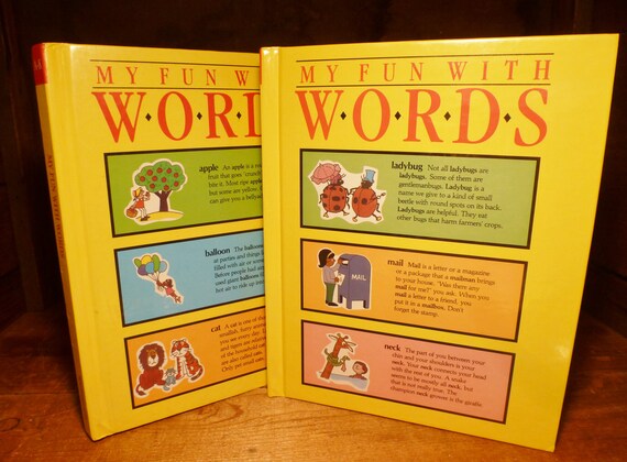 my-fun-with-words-a-children-s-picture-dictionary-set-of-etsy