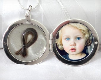 Lock of Hair Necklace | Etsy