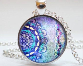 Mandala pendant | Etsy