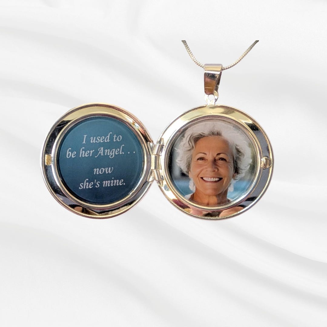Photo Locket Pendant - Personalized Custom Locket for Men or Women - Etsy