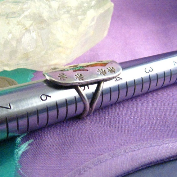 Vintage Ring 1980s Native Bird Eagle Thunderbird Ring… - Gem