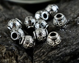 Sterling Silver Spacers Sterling Silver Round Beads Spacer Beads for ...