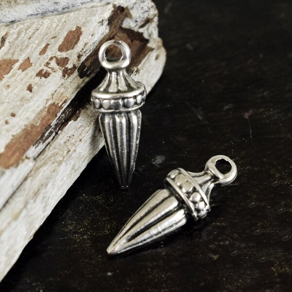 Spike Charm Necklace - Etsy