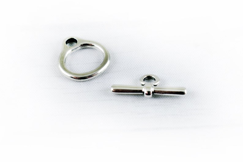 2 sets Antique Silver Plated Toggle Clasps T Bar Toggle | Etsy