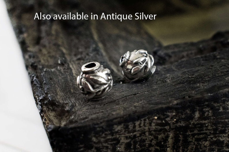 Gold Olive Leaf Beads 9mm Tree Branch Metal Round Spacer - Etsy