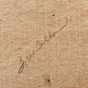 1930s Frederic Calhoun Framed Oil Painting Barn Autumn Landscape ...