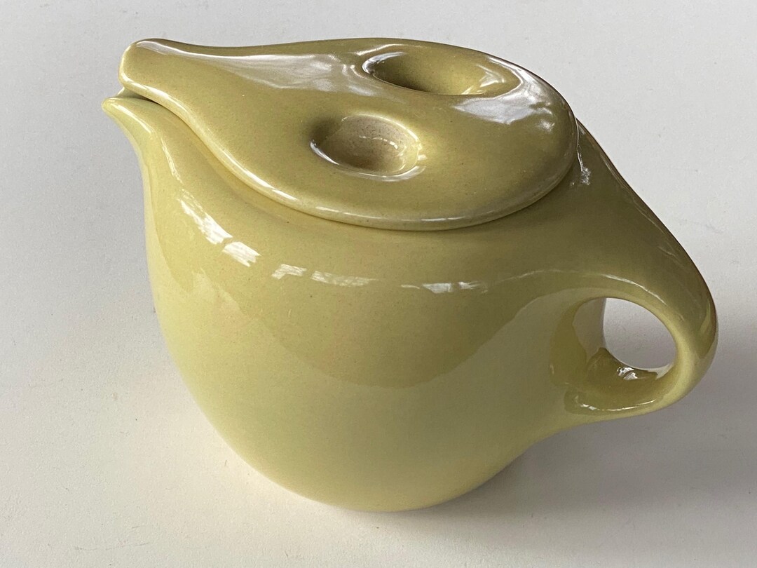 Russel Wright Iroquois Casual China Avocado Yellow Teapot - Etsy