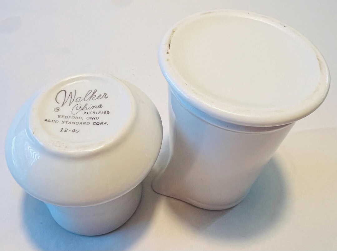 Vintage Walker China Restaurant Ware Creamer and Other Ceramic Cream ...