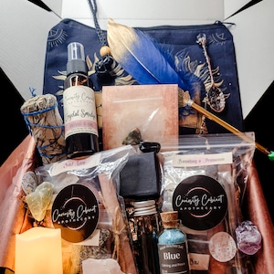 Large Witchcraft Mystery Box Gift Set - Surprise Witchcraft DIY Occult ...