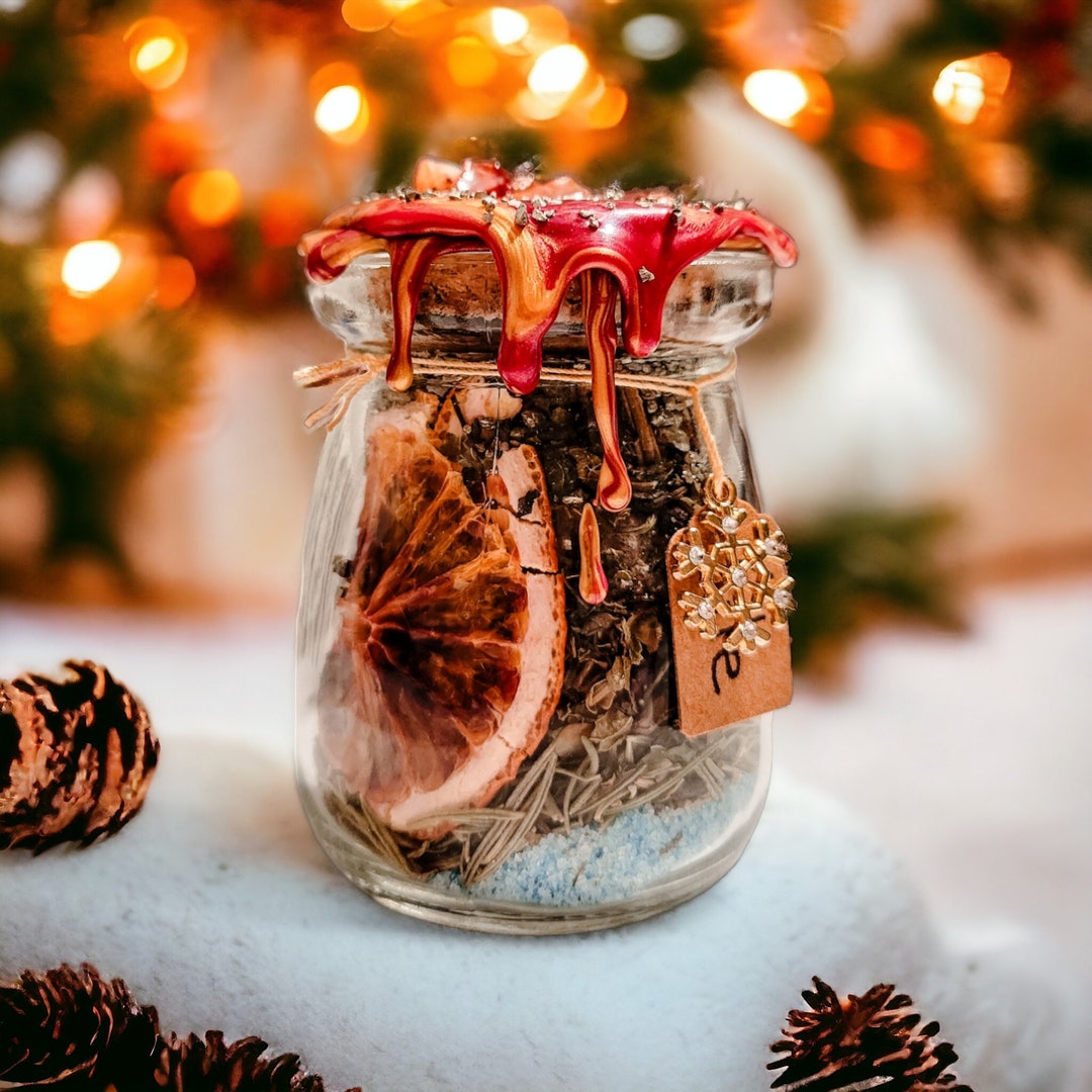 LARGE Yule Spell Bottle and Altar Intention Jar - Winter Solstice ...