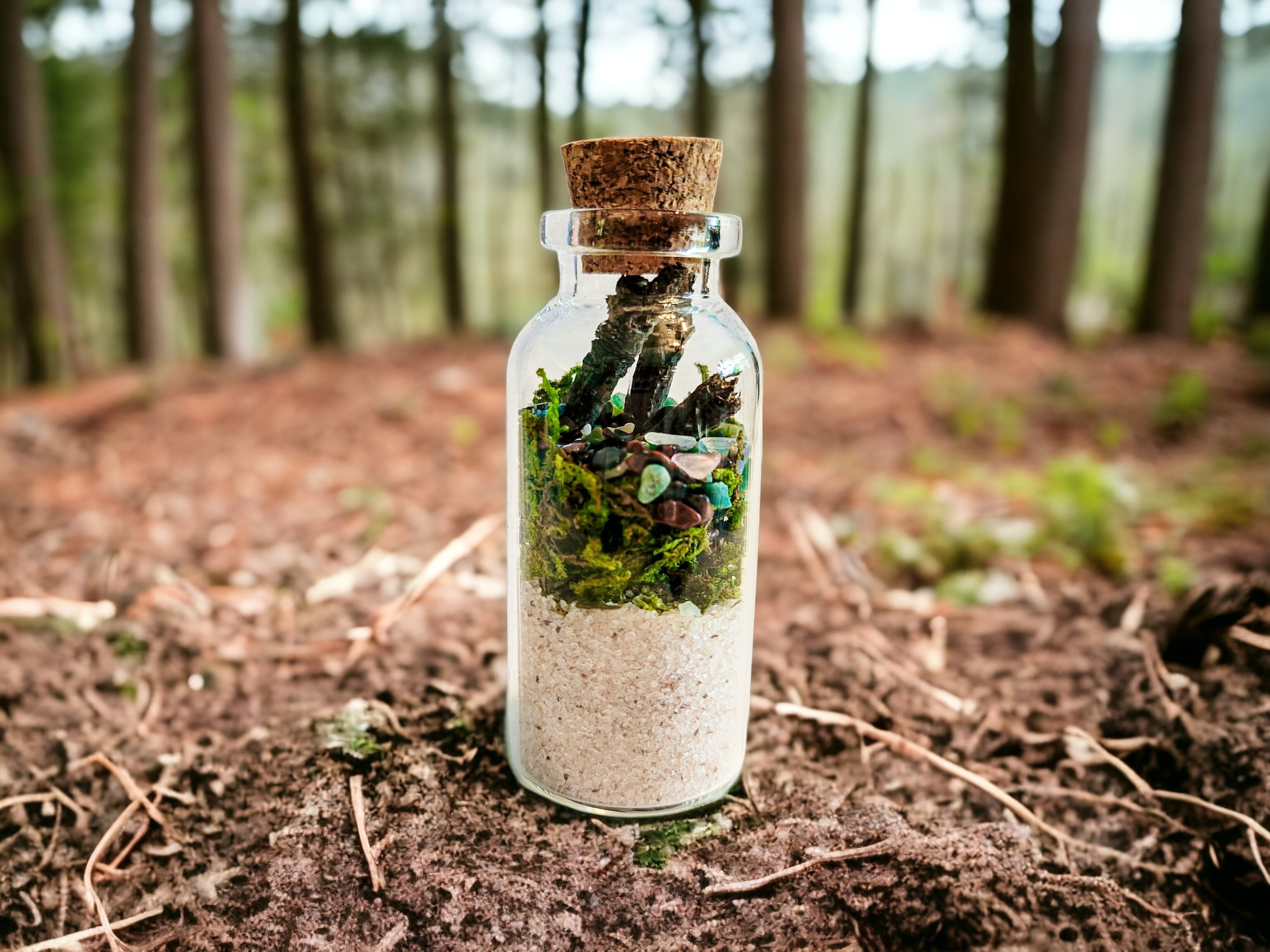 4 Elements Spell Jars Set - Earth, Air, Fire, Water: Perfect for Altar ...