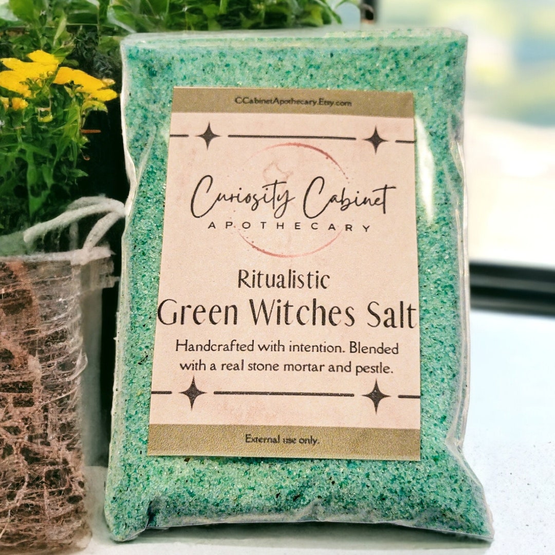 Green Witches Salt Attract Wealth, Prosperity, and Abundance Occult 4 ...