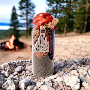 4 Elements Spell Jars Set DELUXE - Earth, Air, Fire, Water: Perfect for ...