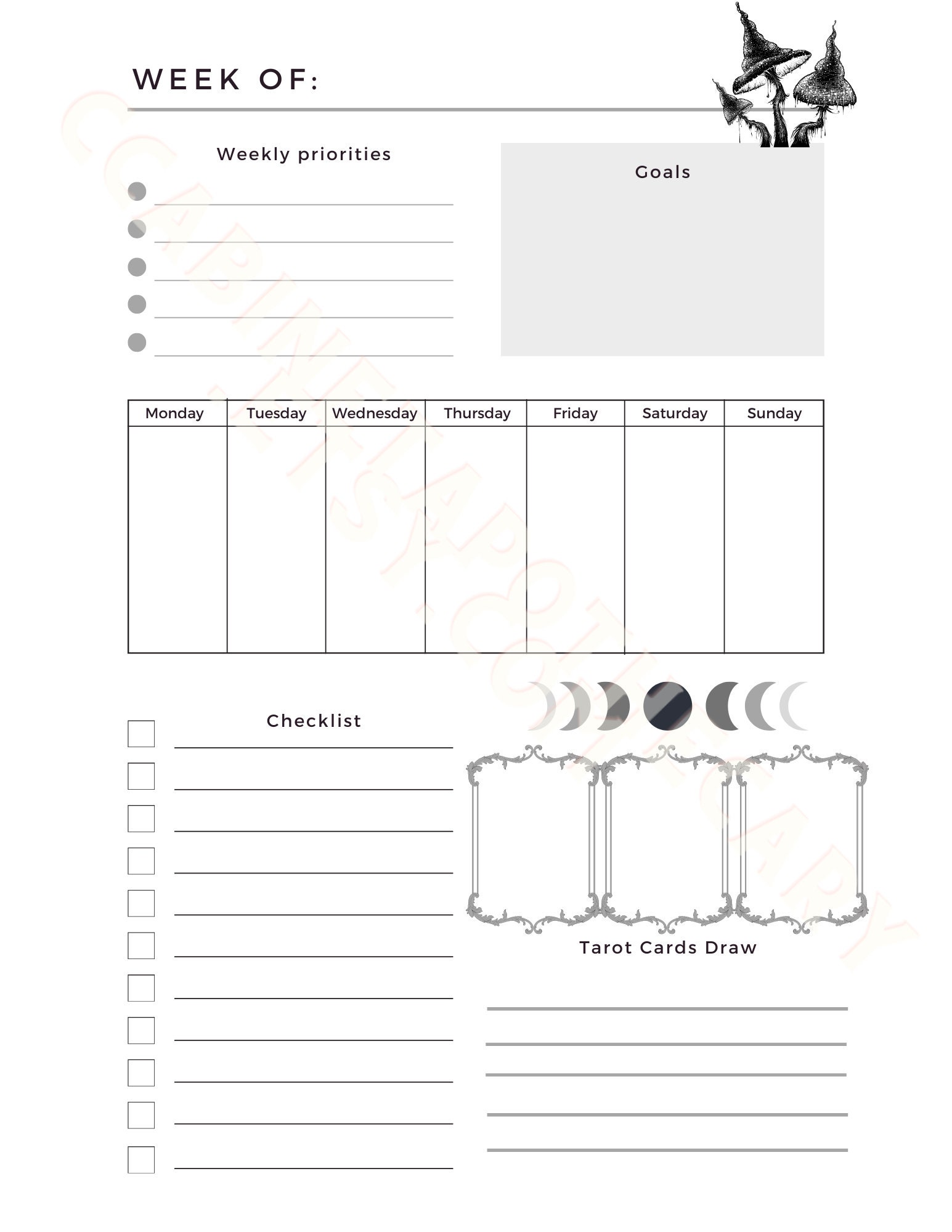 DIY Grimoire Pages Bundle: Instant Download Printable - Etsy