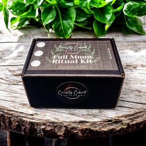 Full Moon Ritual Kit - Witchcraft - Crystals, Herbs, Tools ...