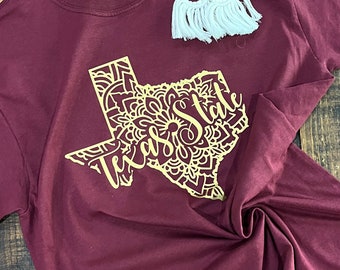 Texas State University Shirt - Etsy