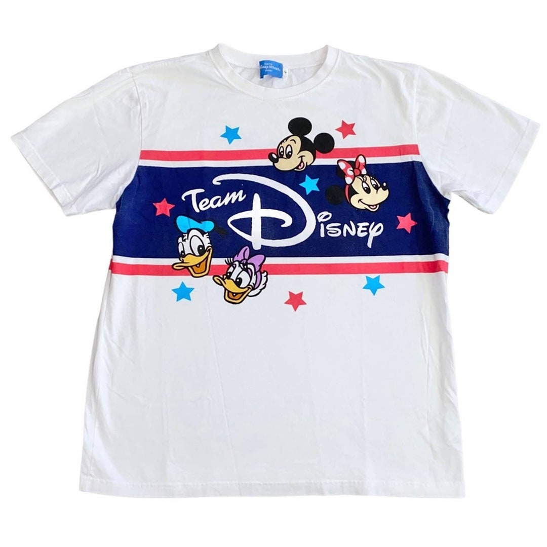 L Tokyo Team Disney Logo Minnie Mickey Daisy Donald Goofy Tshirt Top ...