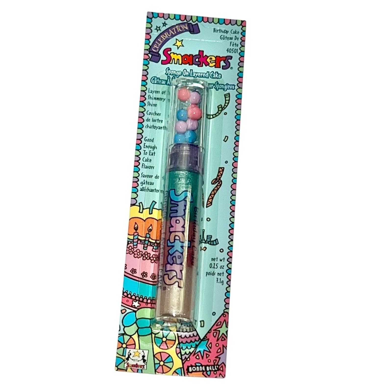 VTG RARE Y2k Bonne Bell Lip Smackers Sponge on Layered Birthday Cake ...