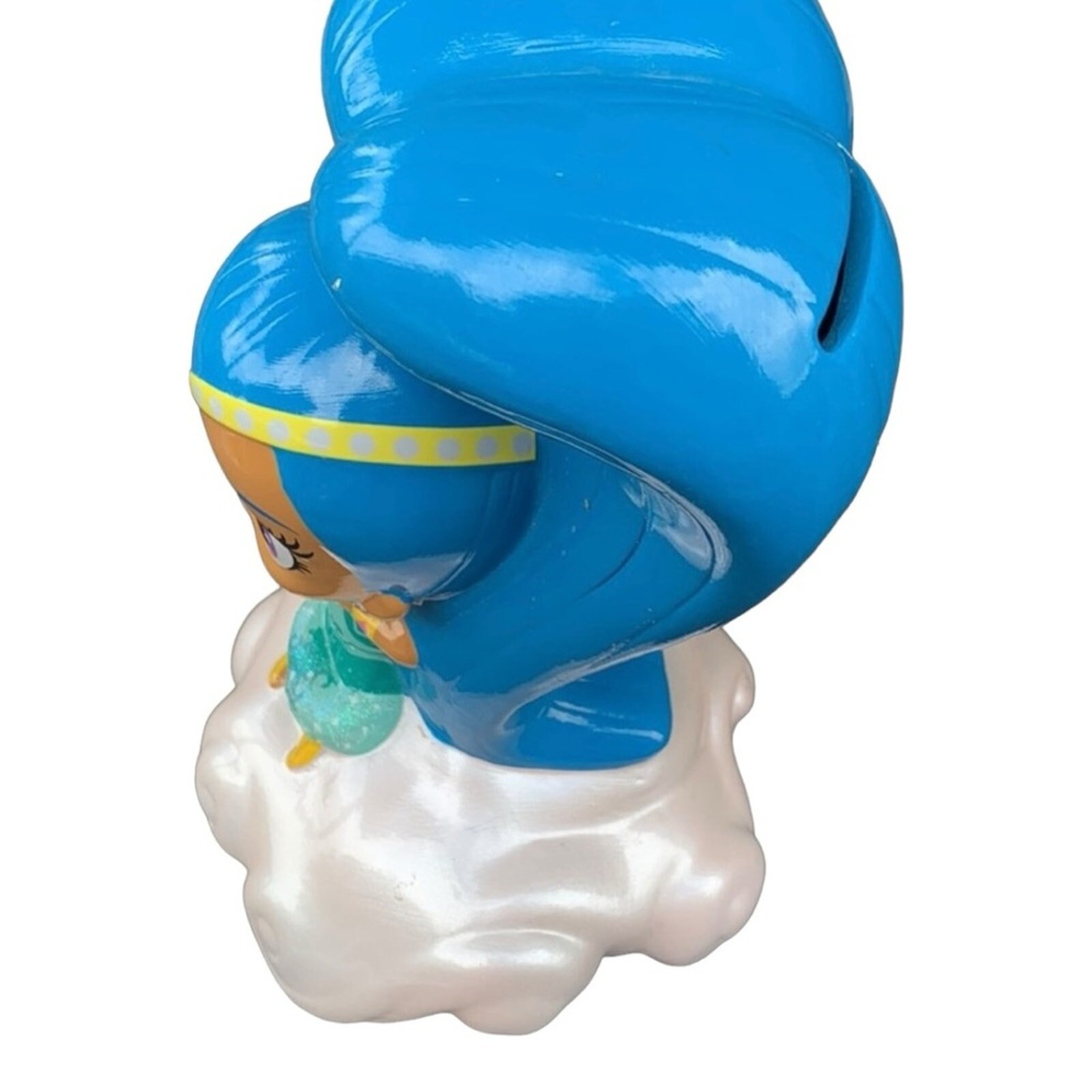 Nickelodeon Shimmer & Shine Blue Hair Ceramic Genie Piggy Coin Bank ...
