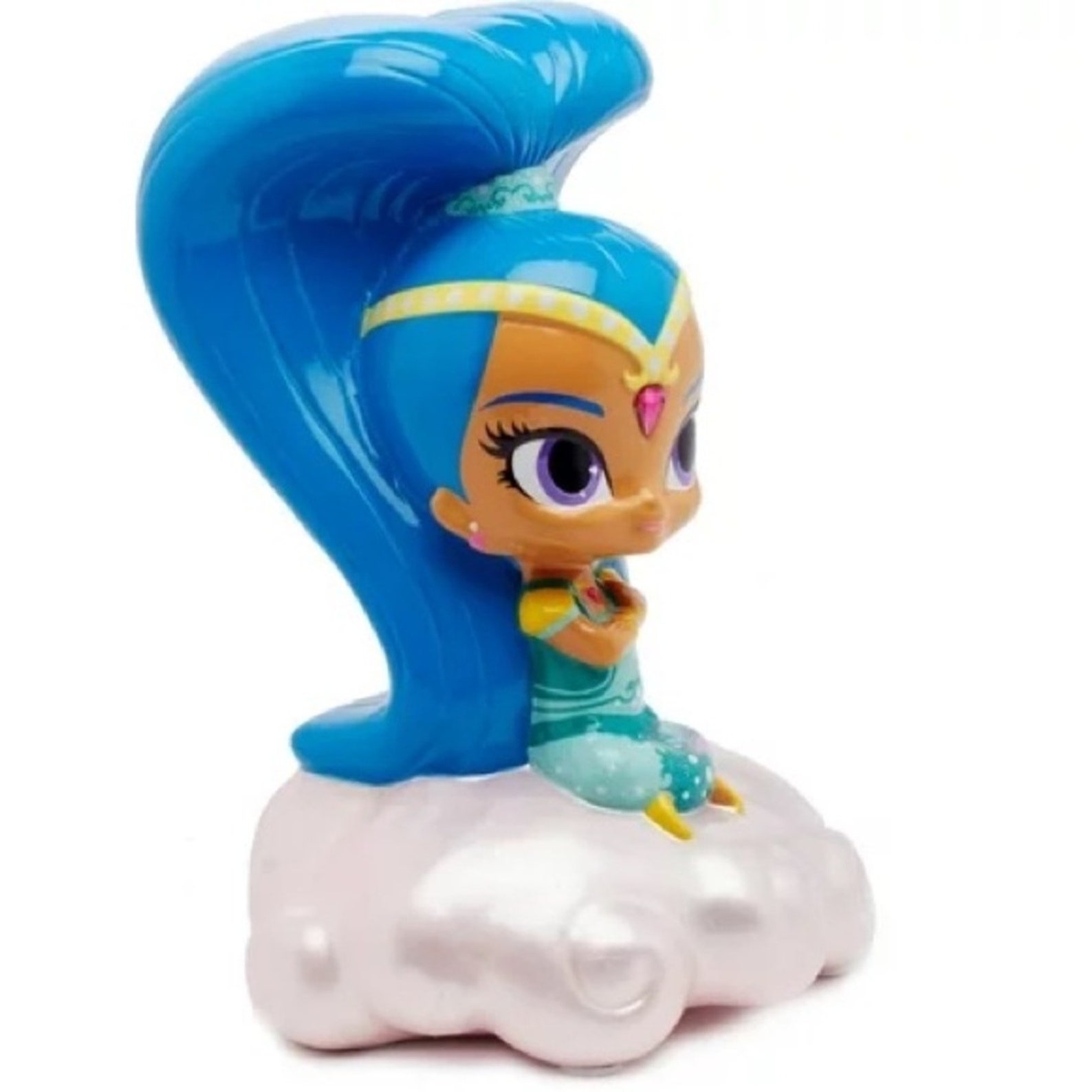 Nickelodeon Shimmer & Shine Blue Hair Ceramic Genie Piggy Coin Bank ...