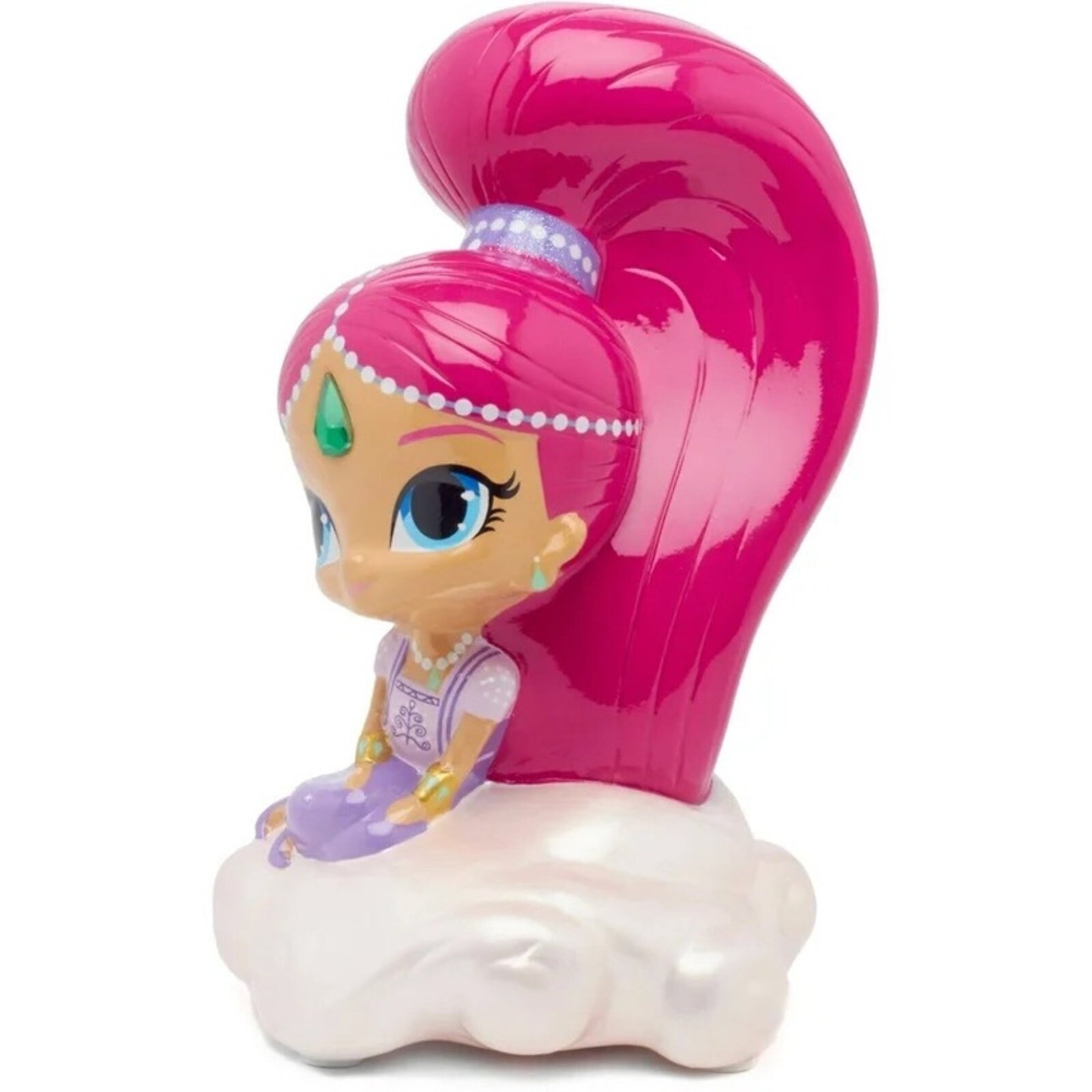Nickelodeon Shimmer & Shine Pink Hair Ceramic Genie Piggy Coin Bank ...