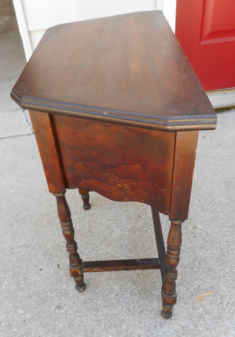 Antique Wooden Smoking Stand/table, 1920 - 30's Era Tobacciana - Etsy