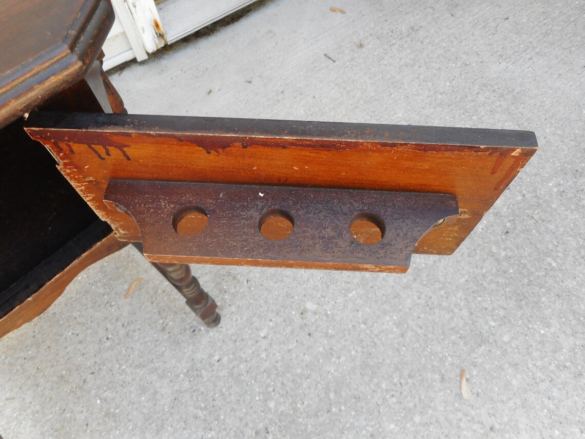 Antique Wooden Smoking Stand/table 1920 30's Era | Etsy