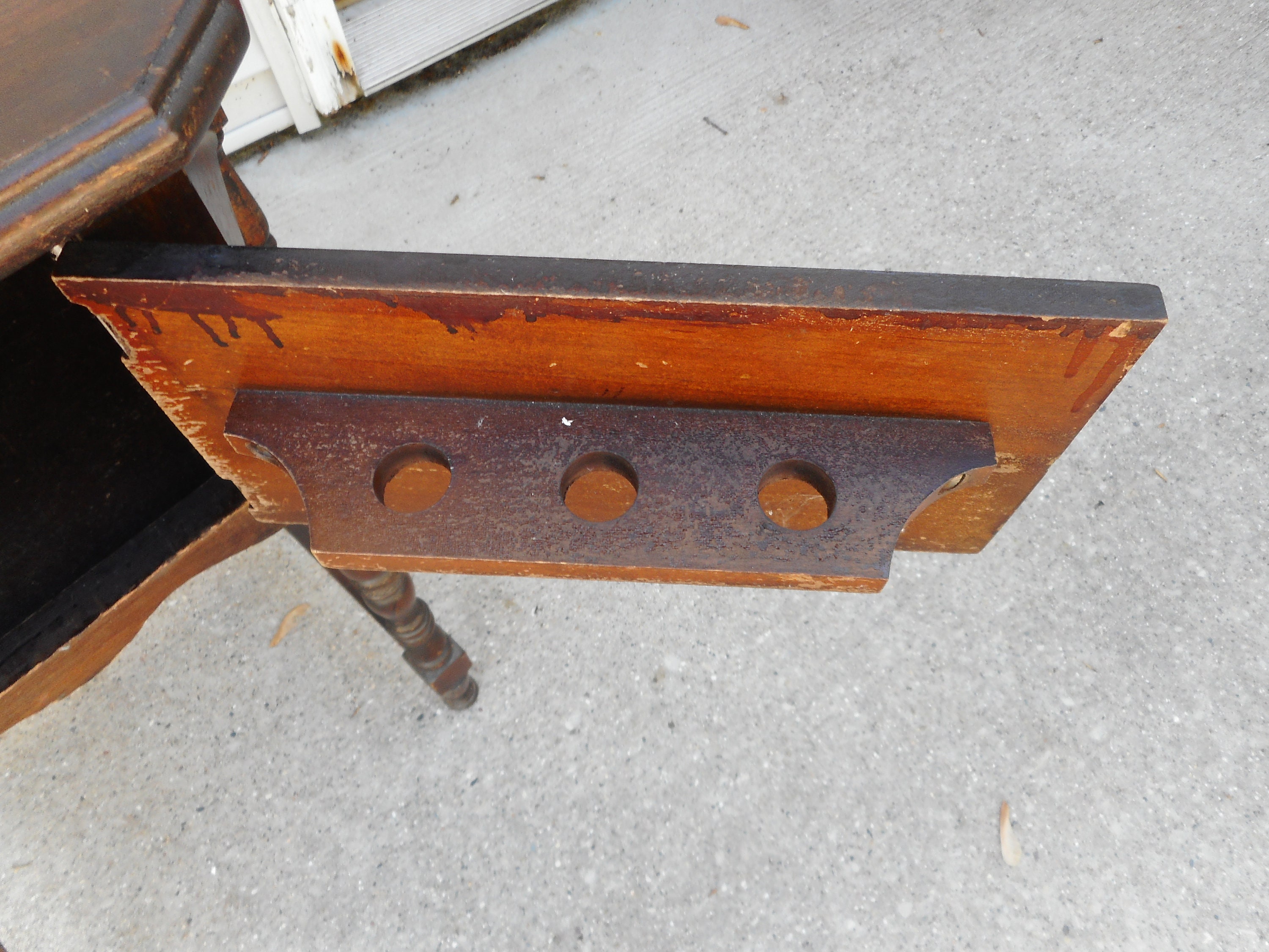 Antique Wooden Smoking Stand/table, 1920 - 30's Era Tobacciana - Etsy