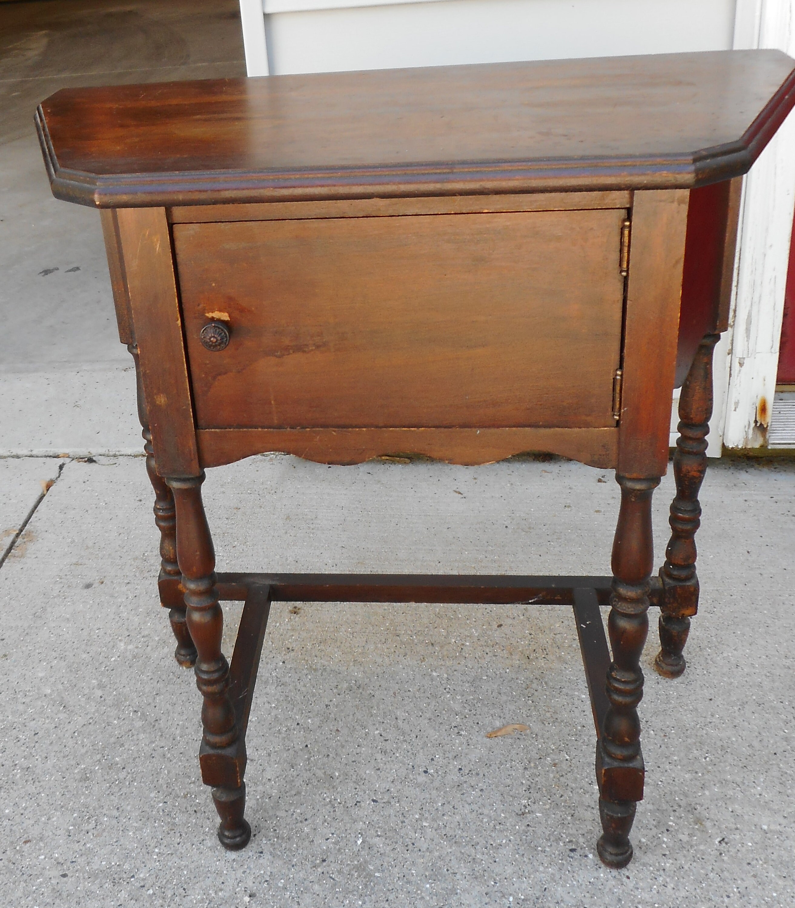Antique Wooden Smoking Stand/table, 1920 - 30's Era Tobacciana - Etsy