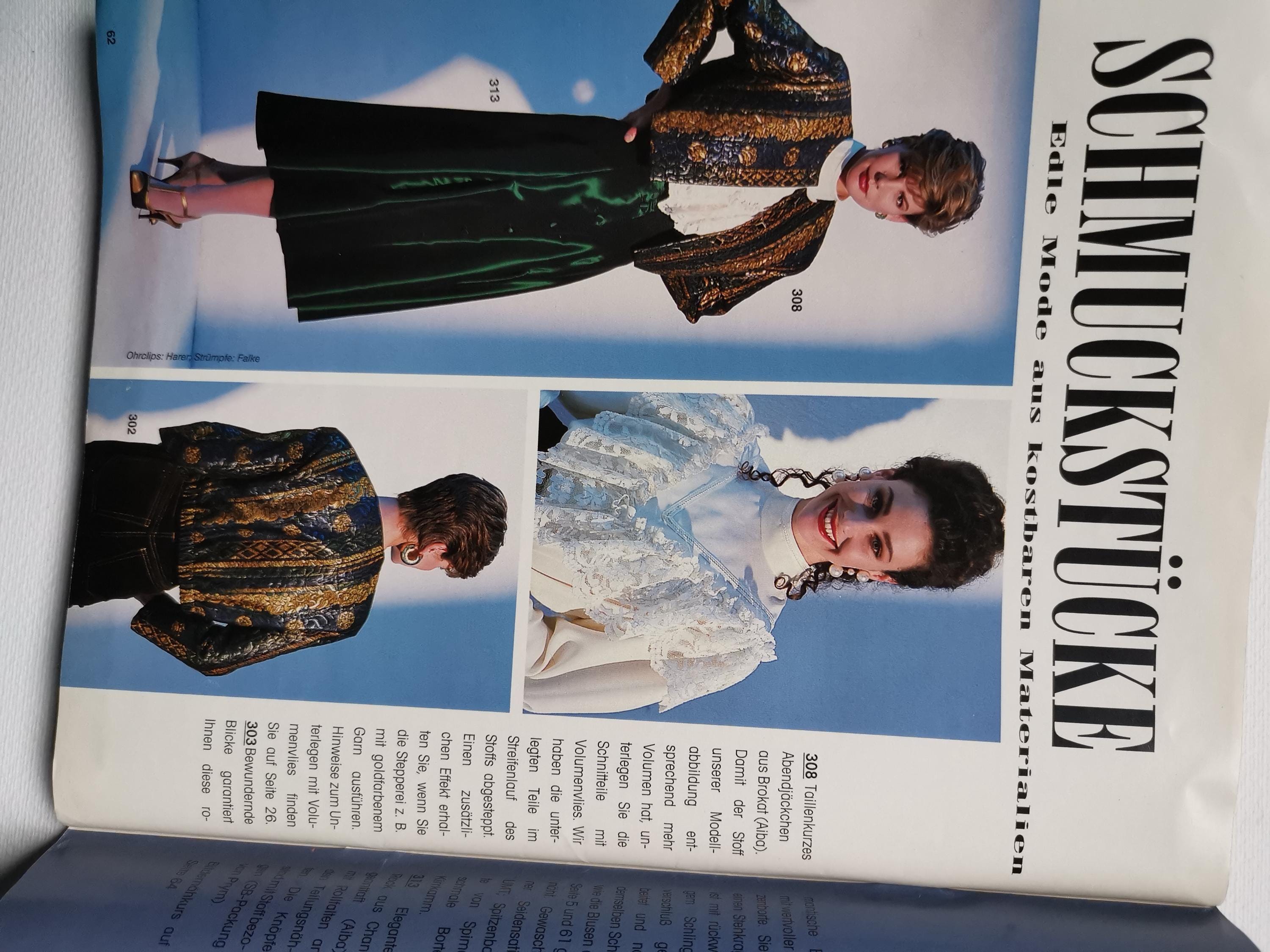 Burda Winter 93/94 With Instructions, Vintage Pattern, Fashion Magazine ...