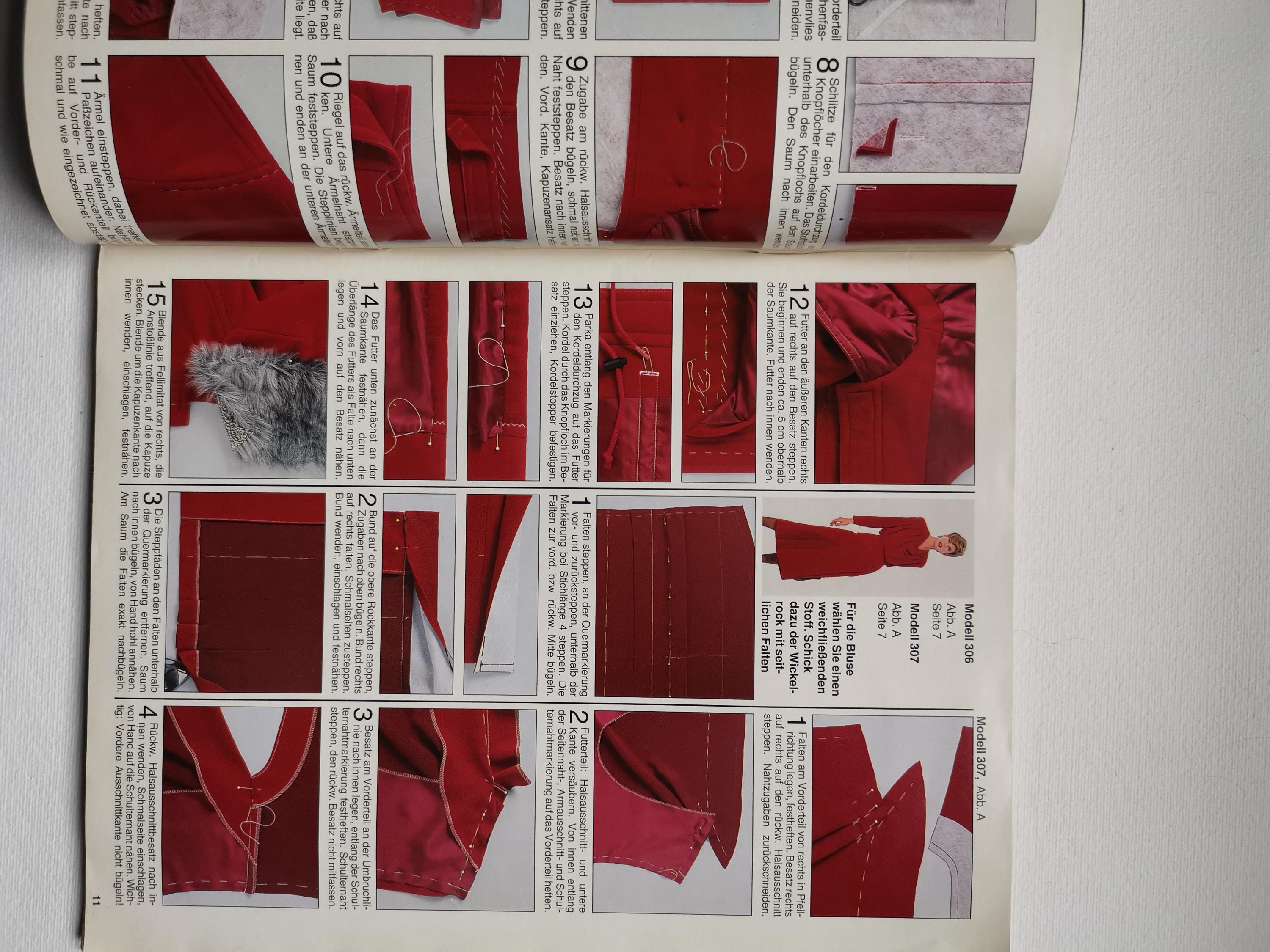 Burda Winter 93/94 With Instructions, Vintage Pattern, Fashion Magazine ...