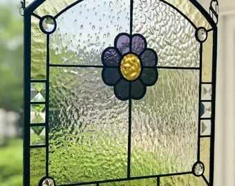 Small Stained Glass Panel - Etsy