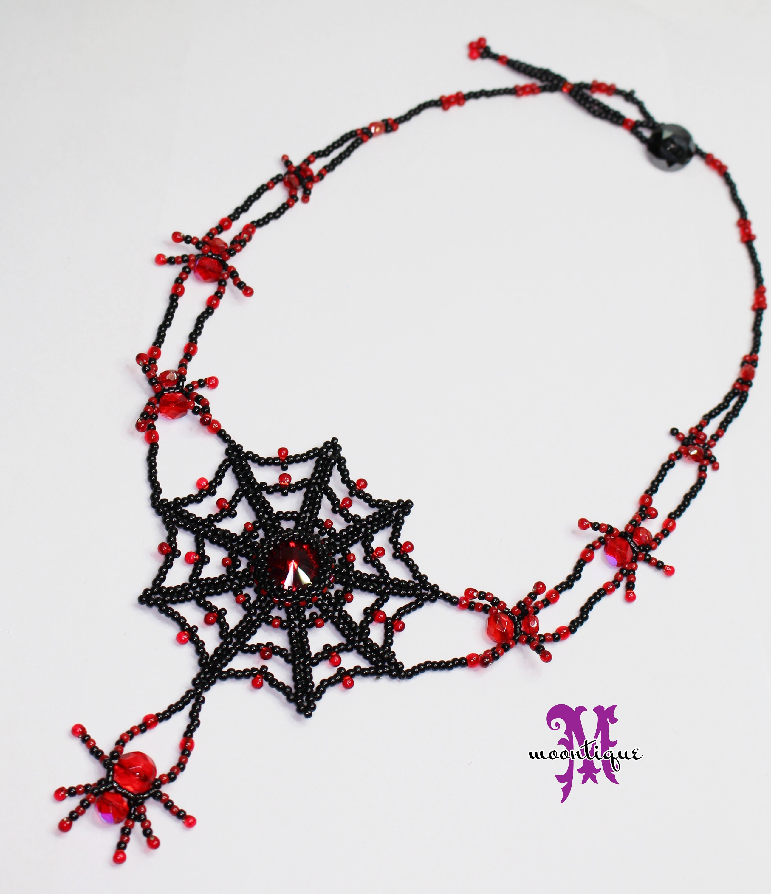 Spiderweb Necklace Tutorial | Etsy