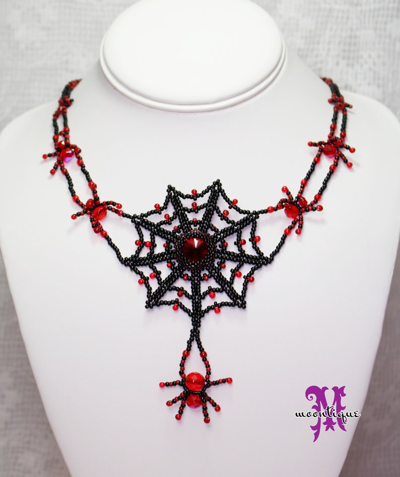 Spiderweb Necklace Tutorial - Etsy