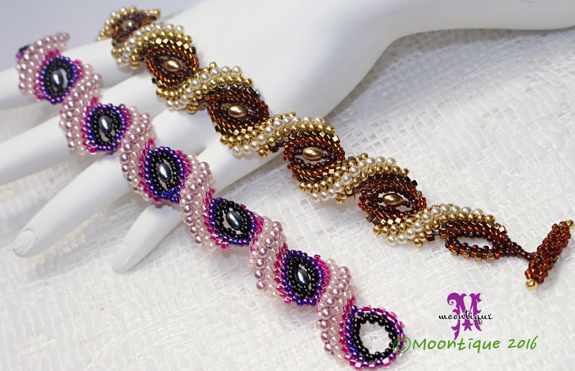 CurlyShells Beaded Bracelet Tutorial | Etsy